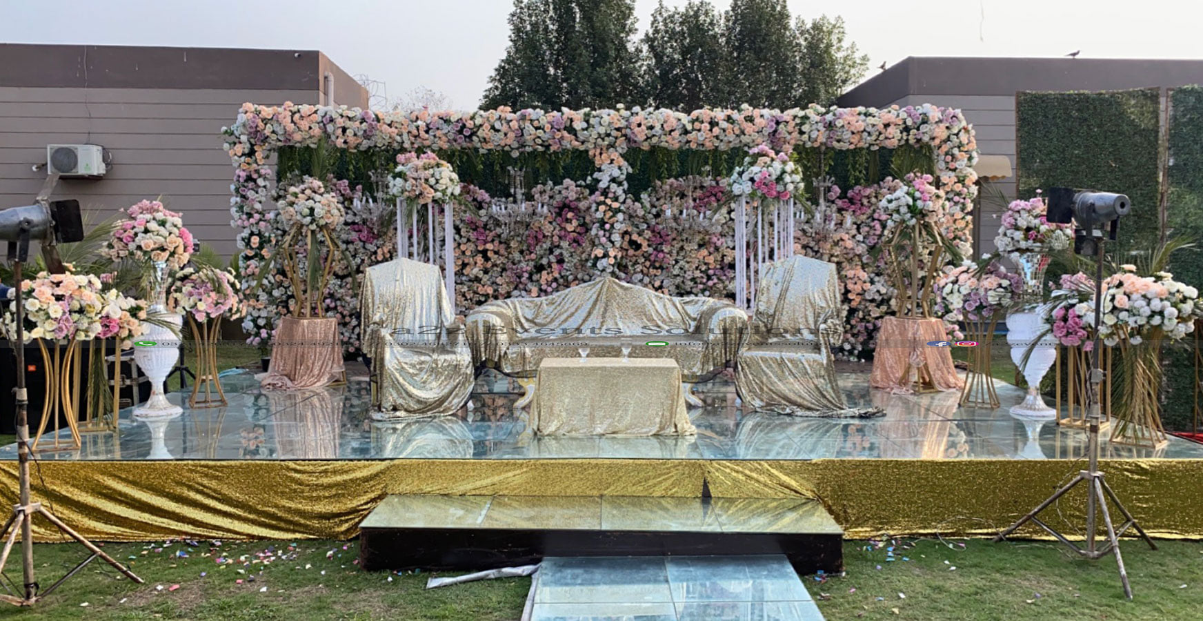 Outdoor Nikkah Decor - a2z Events Solutions: Event Planner in Lahore