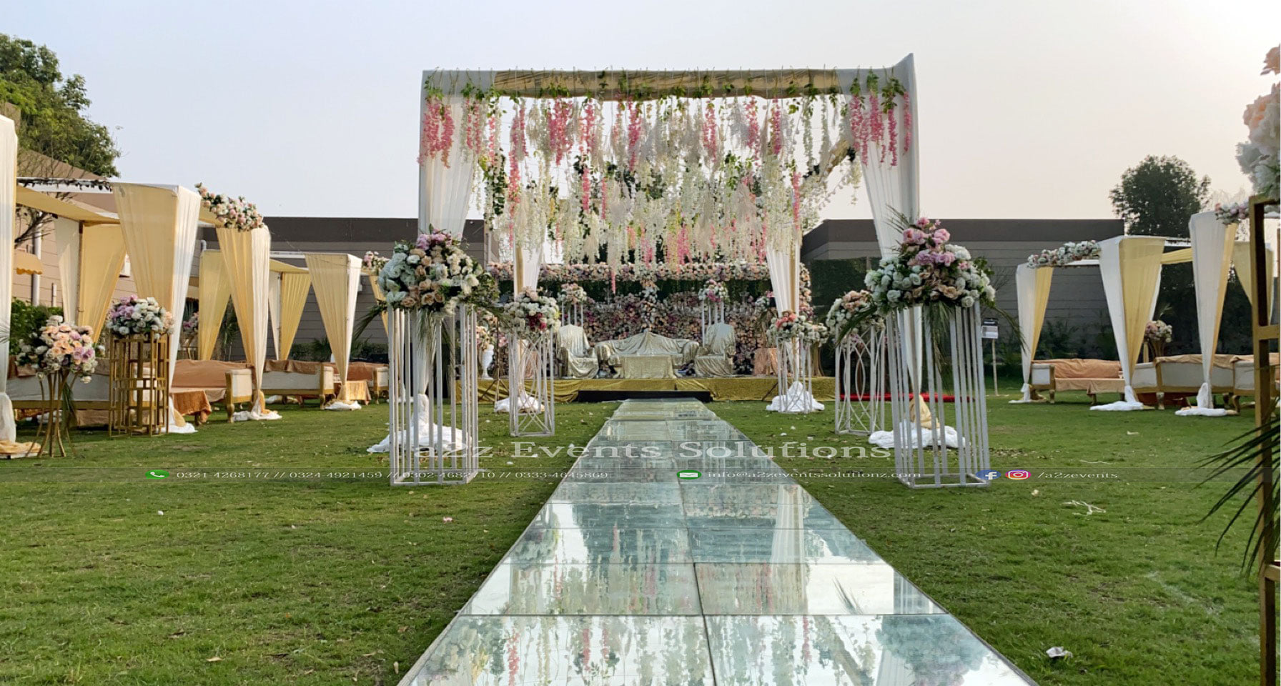Outdoor Nikkah Decor - a2z Events Solutions: Event Planner in Lahore