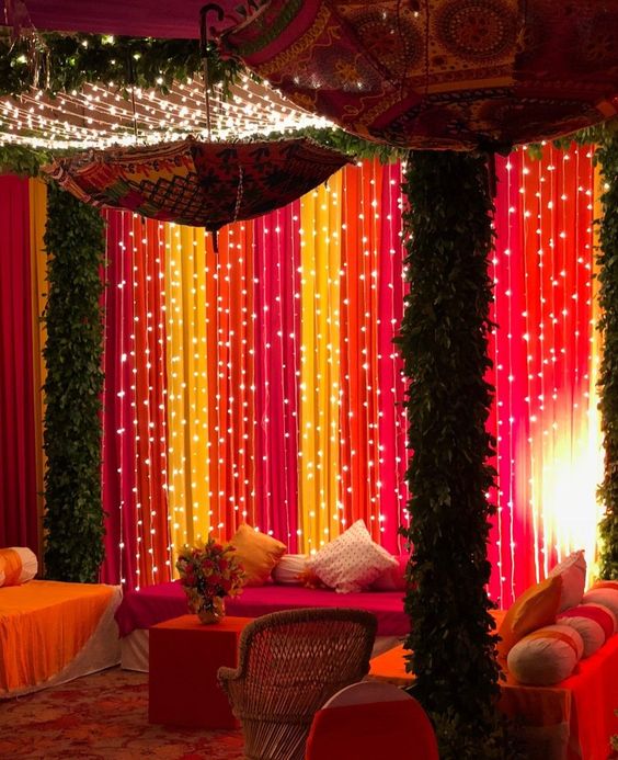 Home Dholki Event Decor: Adding Vibrancy and Tradition to Celebrations ...